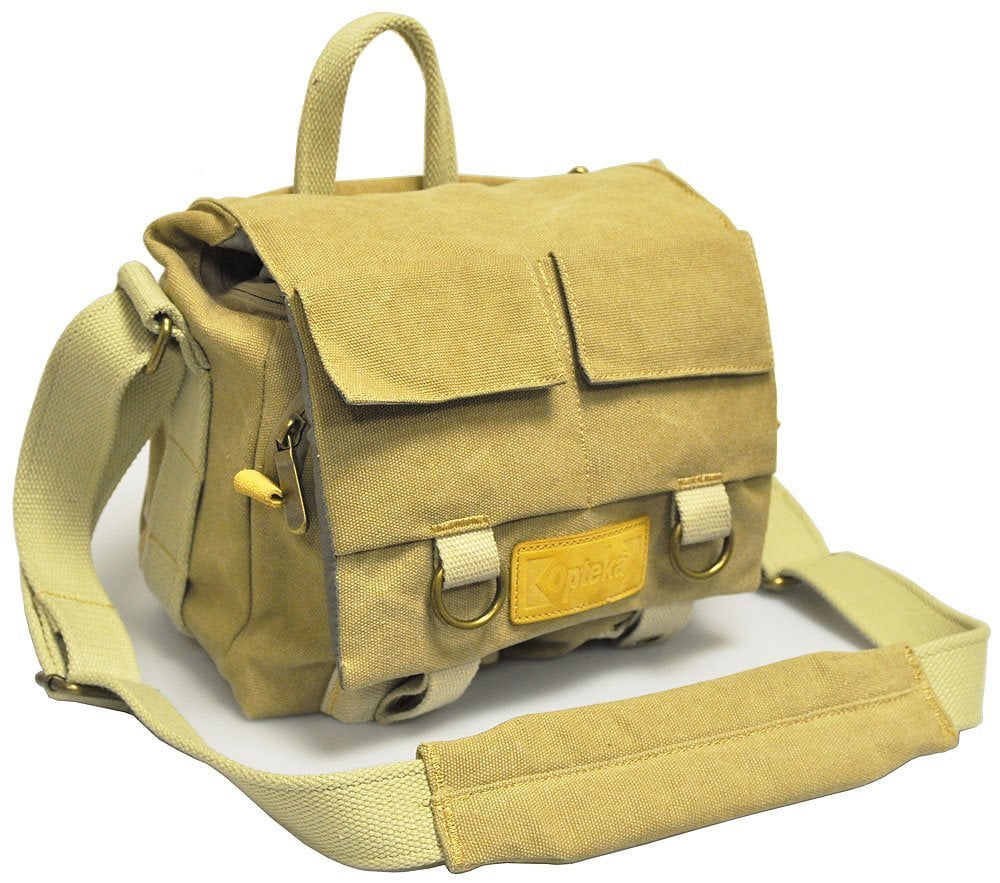 Opteka Excursion Series C500 Weatherproof Canvas Shoulder Bag for Photo ...