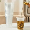 50/100PCS Disposable Clear Plastic Cups Outdoor Plastic Coffee Cups ...