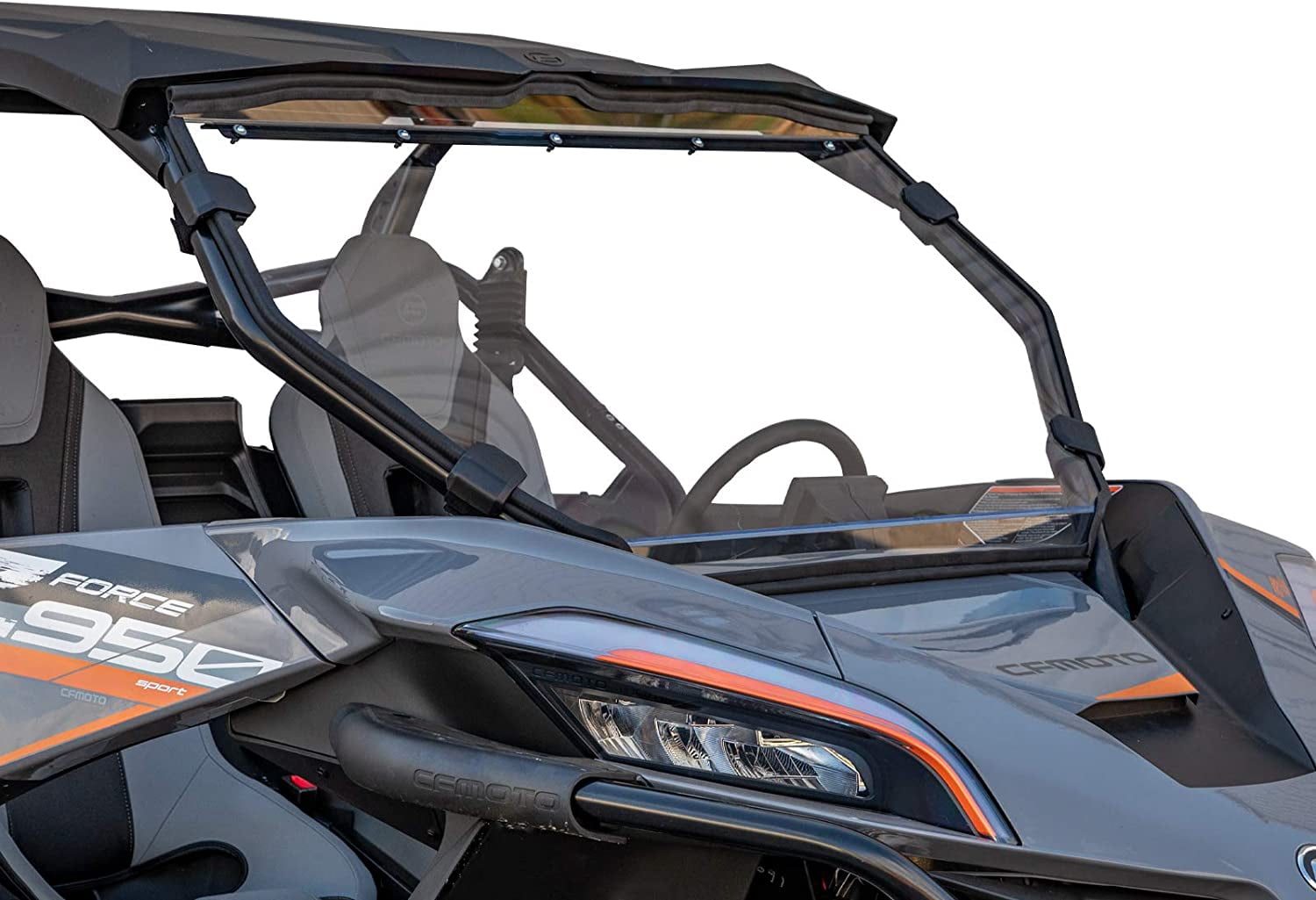 SuperATV Full Windshield for 2020+ CFMOTO ZForce 950 Sport Scratch ...