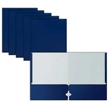 Avery Two Pocket Folders, Holds up to 40 Sheets, 25 Dark Blue Folders ...