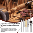 Pen Making Kit Shaft and Holder Trimming Set Wood Turning Mandrel for ...