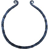 NauticalMart Viking Celtic Torc with Curled Terminals Handforged ...