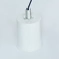 2Pcs E27 Ceramic Screw Base Round Led Light Bulb Lamp Socket Holder ...