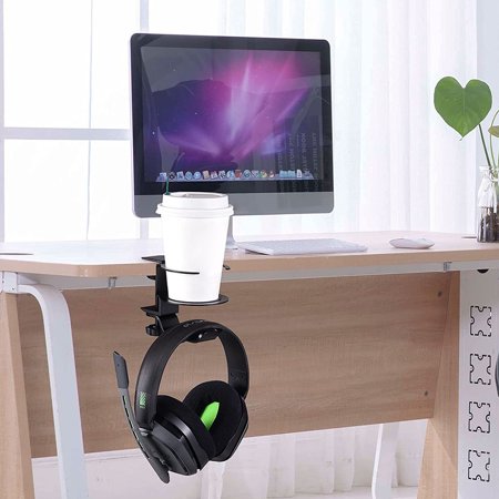 Coiry Headphones Mounted Hanger Cup Holder Headset Desktop Wall Clamp ...