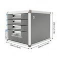 LiHUiee File Storage Cabinet with Lockable Drawers, File Cabinet ...