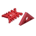 Colaxi 2 Pieces Triangle Ruler Tenon Caliper Set Multi Angle Ruler DIY ...