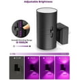 [2 Pack] Halloween Purple Night Light, Light Plug in with Sensor ...