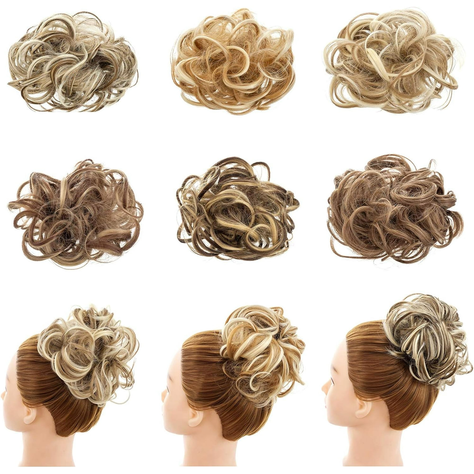 Click here for Gfdyree Messy Bun Hair Scrunchie 1 Pcs Synthetic H... prices