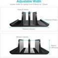 Double Adjustable Vertical Laptop Stand Newly Designed 2 Slots Aluminum ...