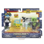 Minecraft Legends Large Scale Character 2-Pack, Creeper vs Piglin ...