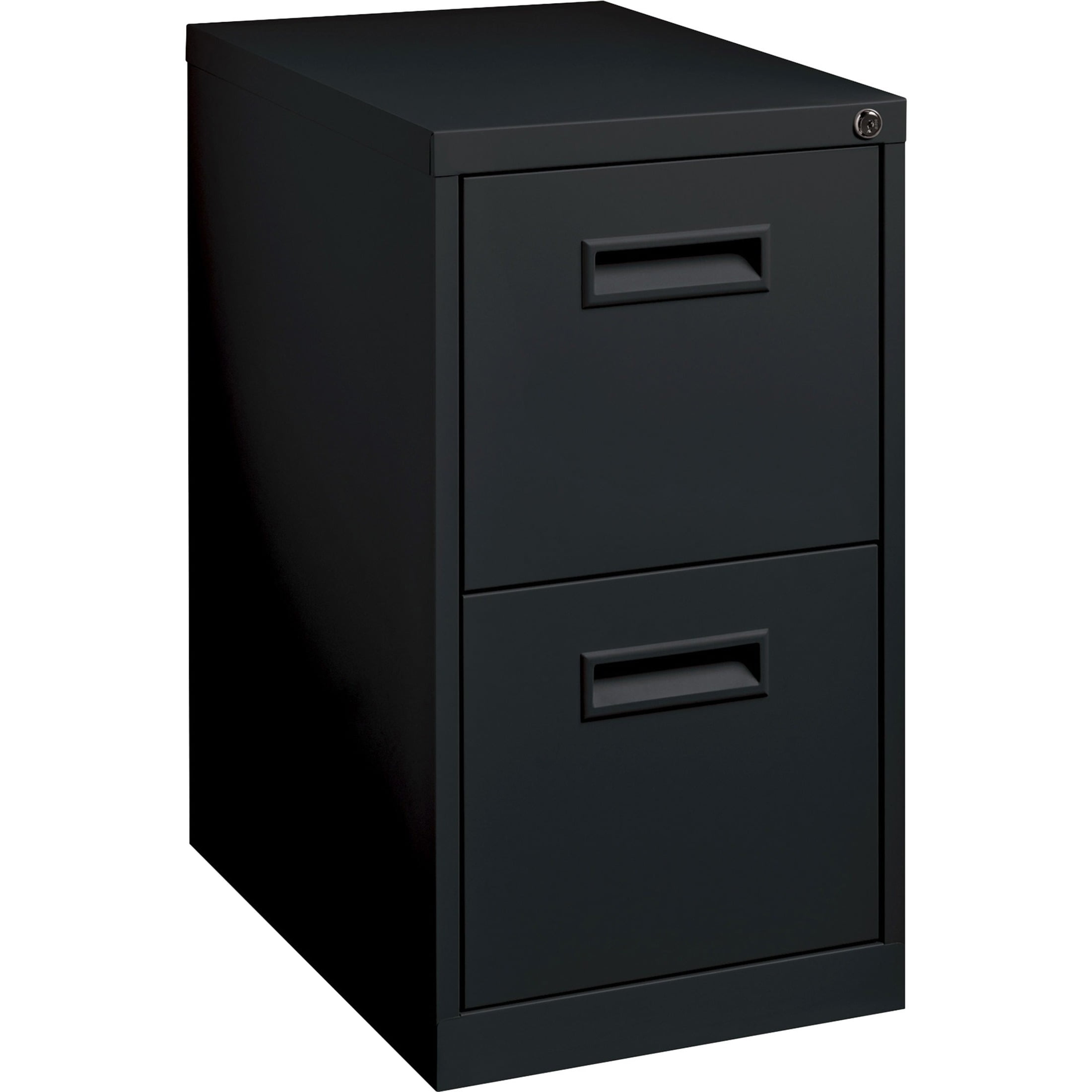2 Drawers Vertical Steel Lockable Filing Cabinet, Black - Walmart.com