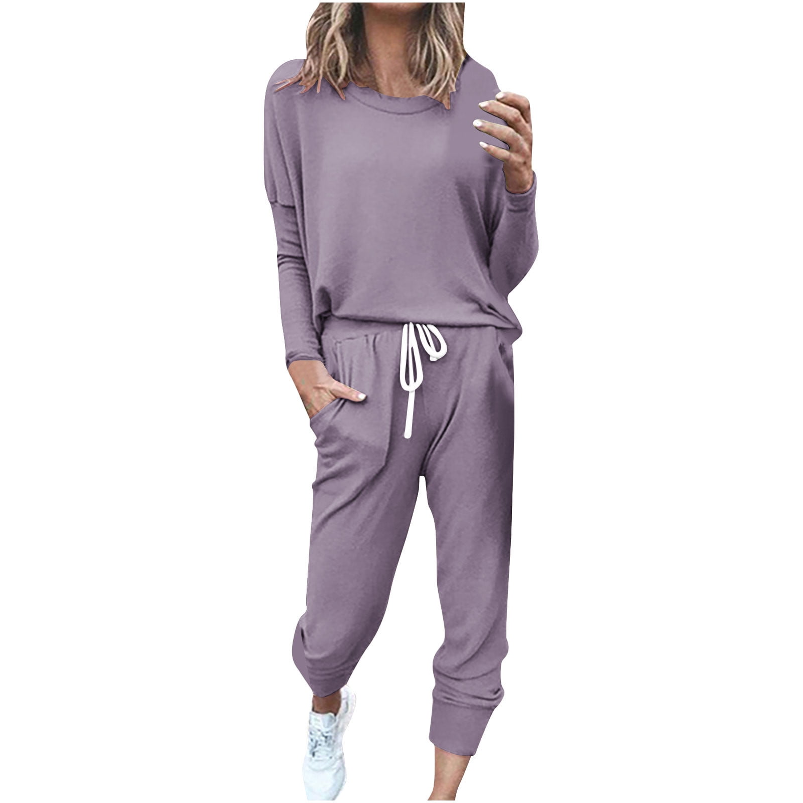 Click here for Birdeem Womens Printing Round Neck Long Sleeve Sol... prices