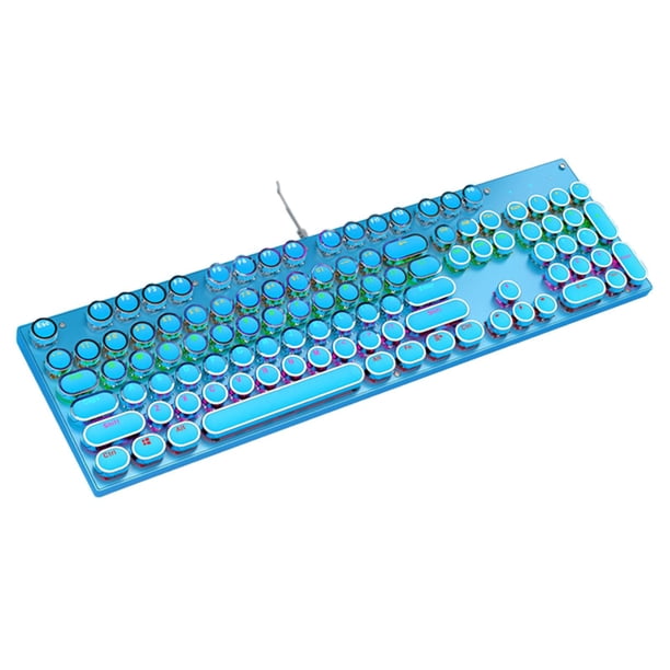 Teclado mecánico Retro Punk 104 Soledad Teclado mecánico Azul | Walmart ...