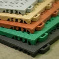 Greatmats StayLock Perforated PVC Plastic Interlocking 1 ft. x 1 ft ...