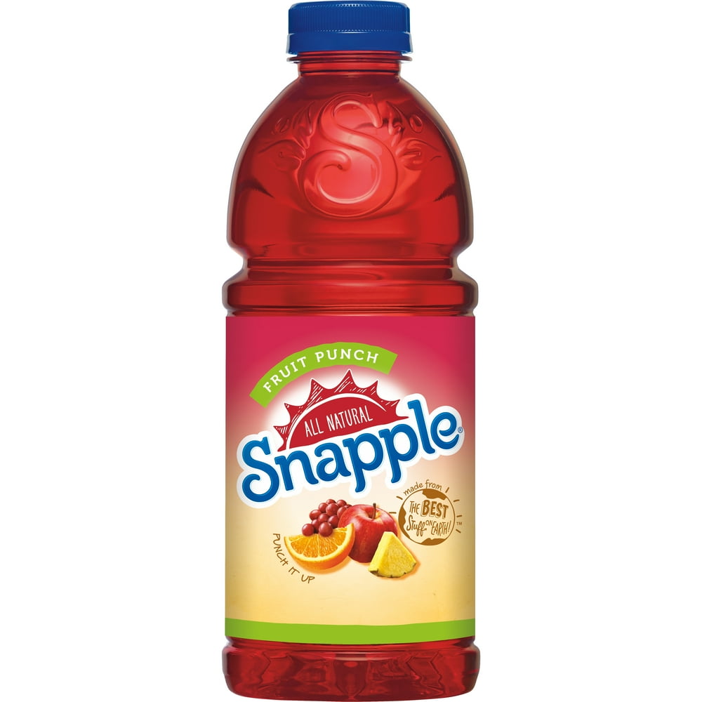 Snapple Fruit Punch Juice Drink, 32 Fl Oz Bottle, 1 Count - Walmart.com ...