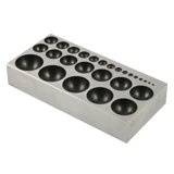 41 pc Dapping Block & Punch SET Metal Forming Kit Jewelry Making and ...