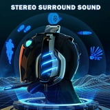 Beexcellent Gaming Headset for PS4, PS5, Xbox One, PC, Surround Sound ...