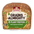 Brownberry Grains Almighty Plant Protein Bread, 20 oz, Whole Grain Thin ...
