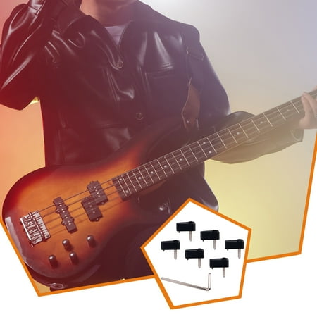 String Locking Nut Zinc Alloy Headless Electric Alloy Electric Bass ...