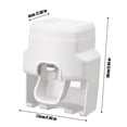 Agiufgs Automatic Toothpaste Dispenser Wall, Vacuum Pump Dispenses ...