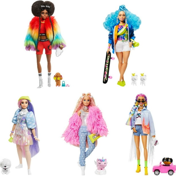 Barbie Dolls, Barbie Extra Collection, Fashions and Accessories (Styles ...