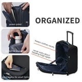 VERAGE Underseat Carry On Luggage with Wheels, USB Port, Black, 16-Inch Travel Bag - Walmart.com