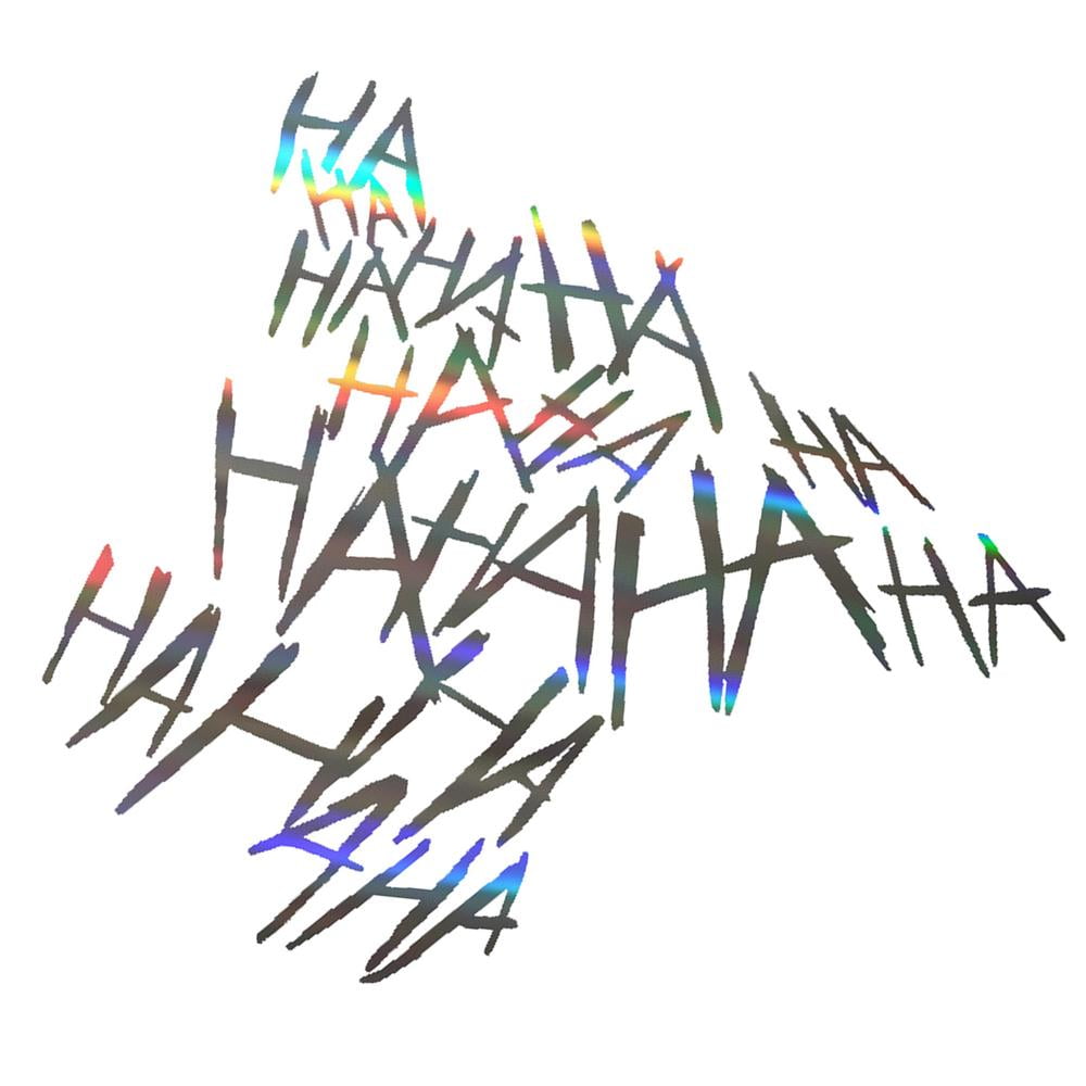 Tohuu HAHAHA Decal Novel Joker Hahaha Decals Stickers Funny Decal ...