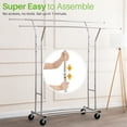 HOKEEPER 400 lbs Commercial Grade Heavy Duty Clothing Rack Collapsible ...