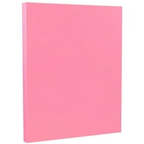JAM Paper Bright Paper, 8.5x11, 24lb Pink, 50/Pack - Walmart.com