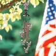 Rirool Angel Wind Chimes Outdoor Decor 36" with Aluminum Tubes & Bells ...