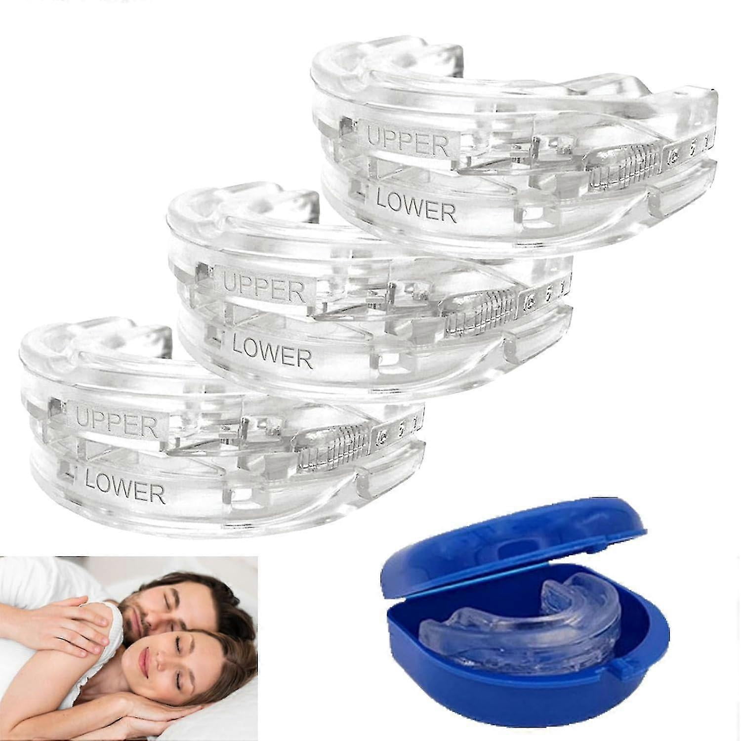 Anti Snoring Mouth Guard Adjustable Mouthpiece Night Time Teeth ...