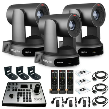 Panasonic AW-HE40SW PTZ Camera with HD-SDI Output (White) Base Bundle ...