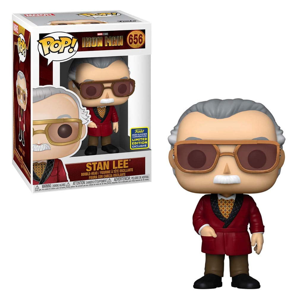 Funko Pop! Movies: Iron Man - Stan Lee as Hugh HEFNER Cameo, Multicolor ...
