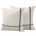 Abstract Modern Minimalist Art Waterproof Throw Pillow Covers Set of 2 ...
