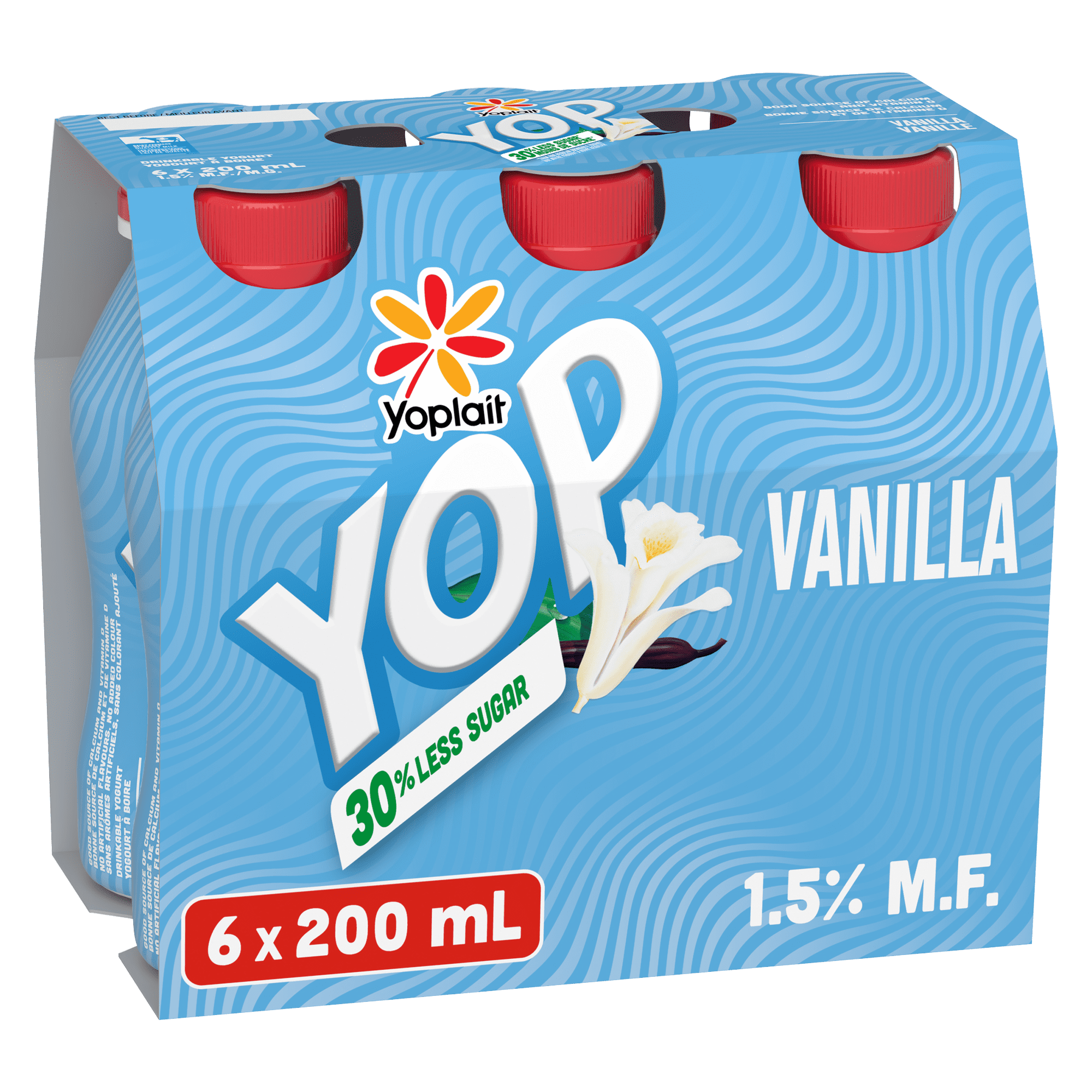 Click here for Yoplait Yop Vanilla  Yogurt Drink  6x200 Ml 1200ml prices