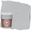 Glidden Fundamentals Exterior Paint Whirlwind / Gray, Satin, 5 Gallons ...