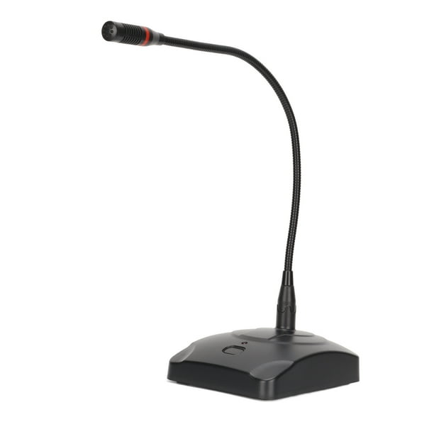 Desktop Gooseneck Microphone, LED Indicator Easy To Use Gooseneck ...