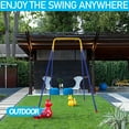 G TALECO GEAR Foldable Swing Stand for Kids, Toddler Swing Sets for ...