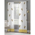 Bees Sheer Curtains for Living Room Bedroom Spring Summer Animals ...