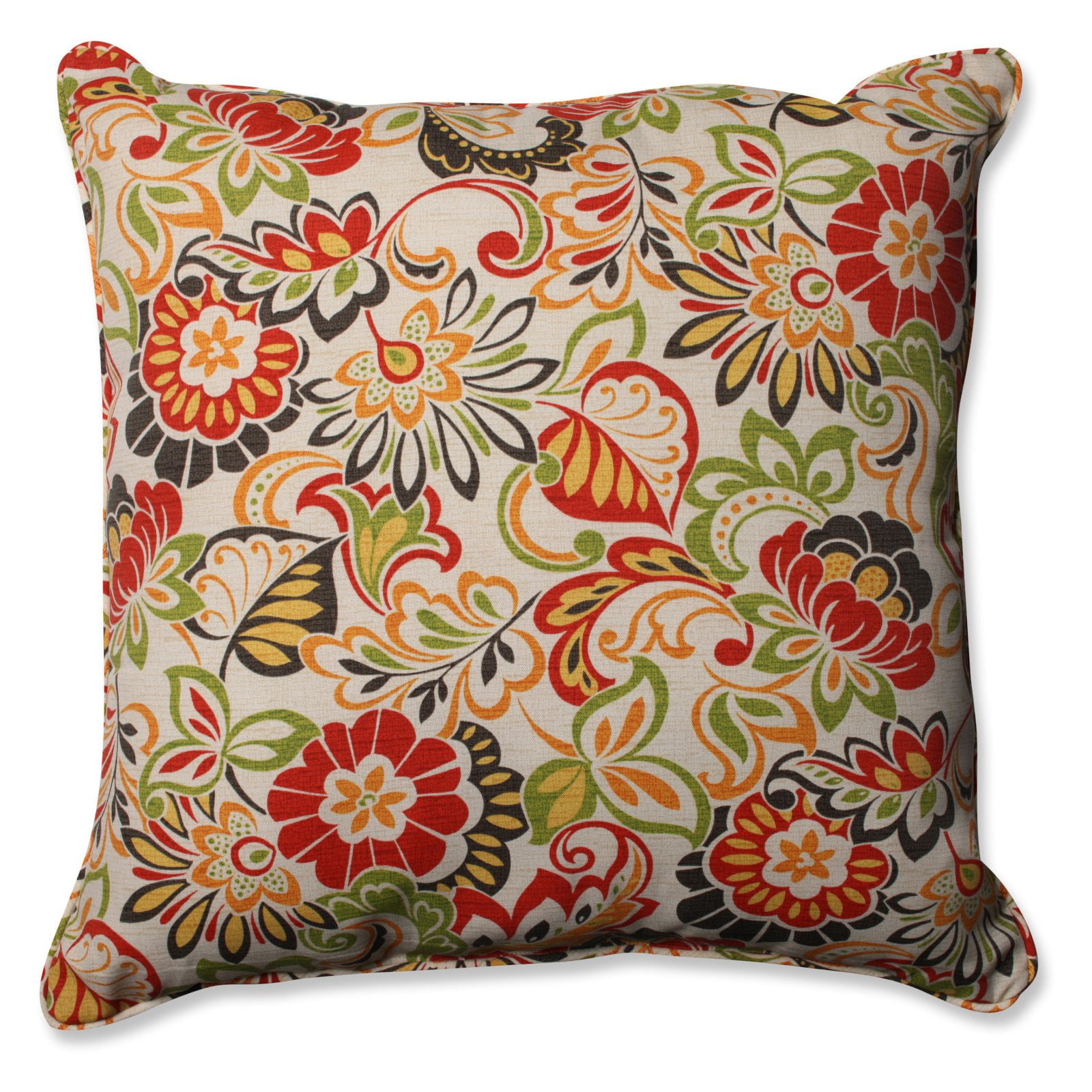 Pillow Perfect Zoe Citrus Indoor/Outdoor 25 in. Floor Pillow - Walmart.com Pillow Perfect Zoe Citrus Indoor/Outdoor 25 in. Floor Pillow - Walmart.com