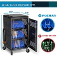 POCHAR Fully Assembled 30-Device Mobile Charging Station with Keypad ...