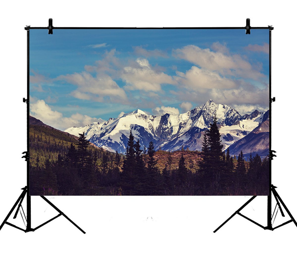 PHFZK 7x5ft Landscape Backdrops, Adventure Mountains in Alaska with ...