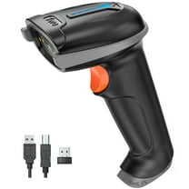 Tera 1D 2D QR Barcode Scanner Wireless with Battery Level Indicator Plug and Play Model D5100 ...