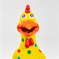 BESTSKY Squawking Chicken Dog Toys, Squeeze Squeaky and Screaming ...