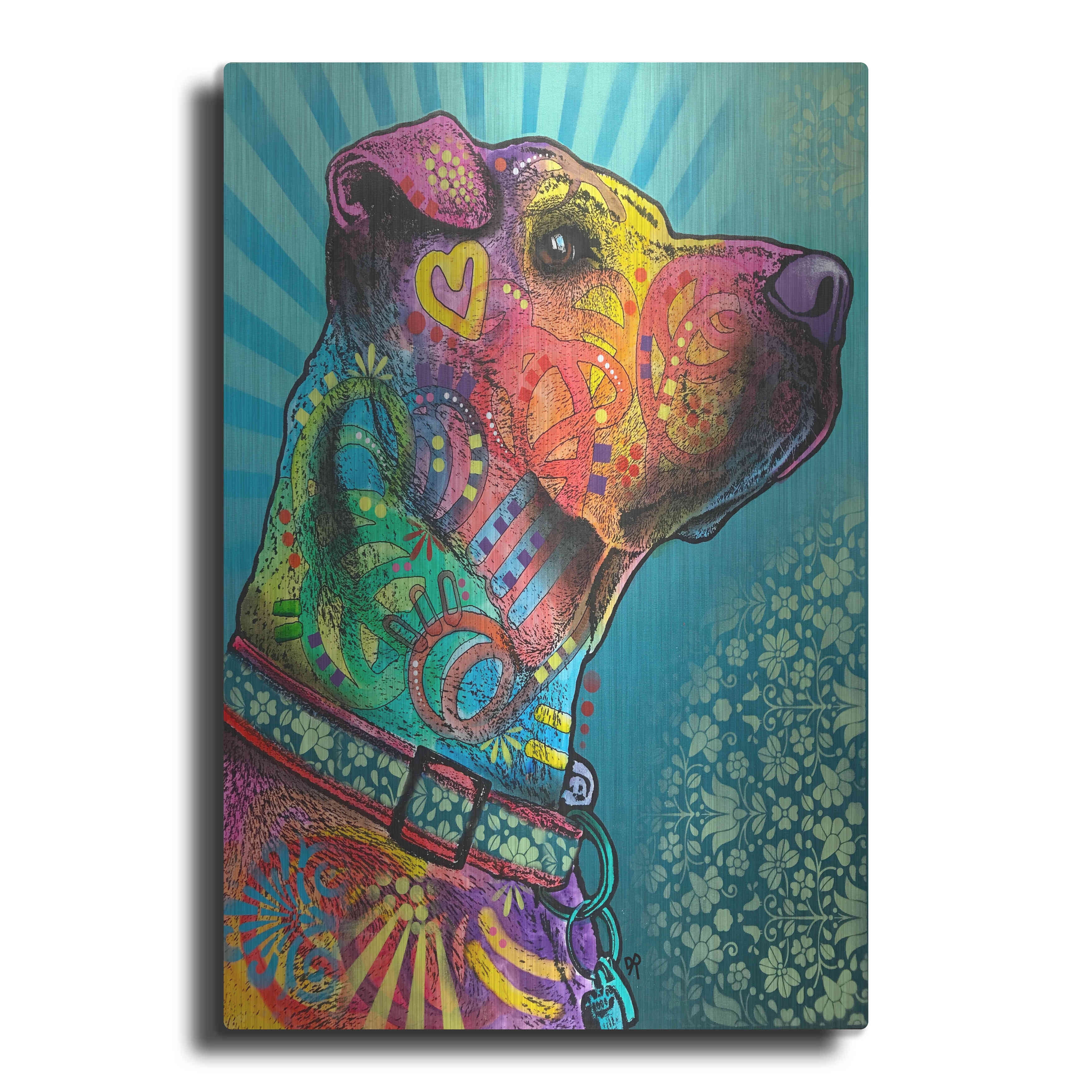 Luxe Metal Art 'Style Eyes' by Dean Russo, Metal Wall Art, 16"x24 ...