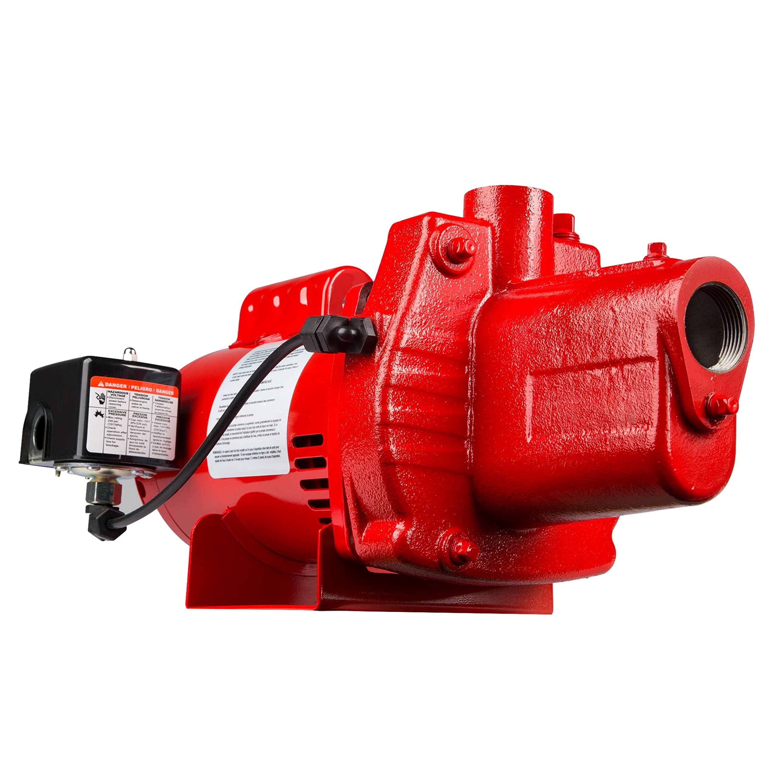 Bomba de chorro para pozos poco profundos Red Lion RJS-75-PREM 3/4 HP ...