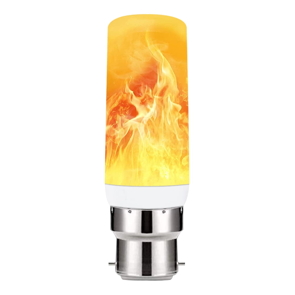 Rosnek LED Flame Light Bulb, E12/E14/E27/B22 Flickering Flame Effect ...