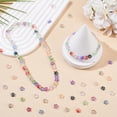 1set 160Pcs 16 Colors Frosted Glass Beads Star Gradient Color with ...