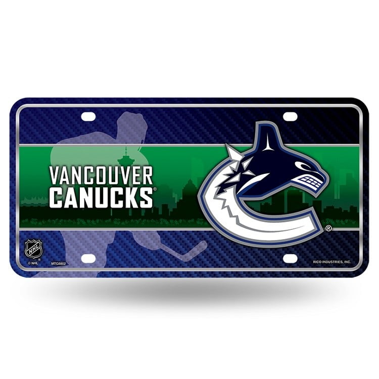 Click here for Rico Industries Vancouver Canucks Metal License Pl... prices