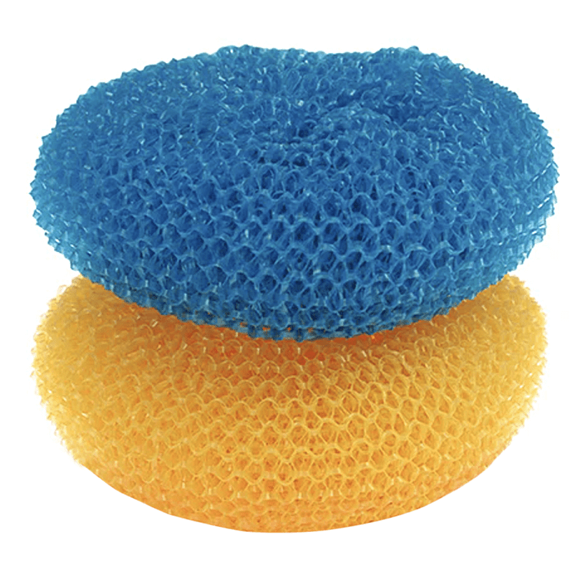LOLA Jumbo Plastic Mesh Scourers, Non-Scratch Polypropylene Knitted ...
